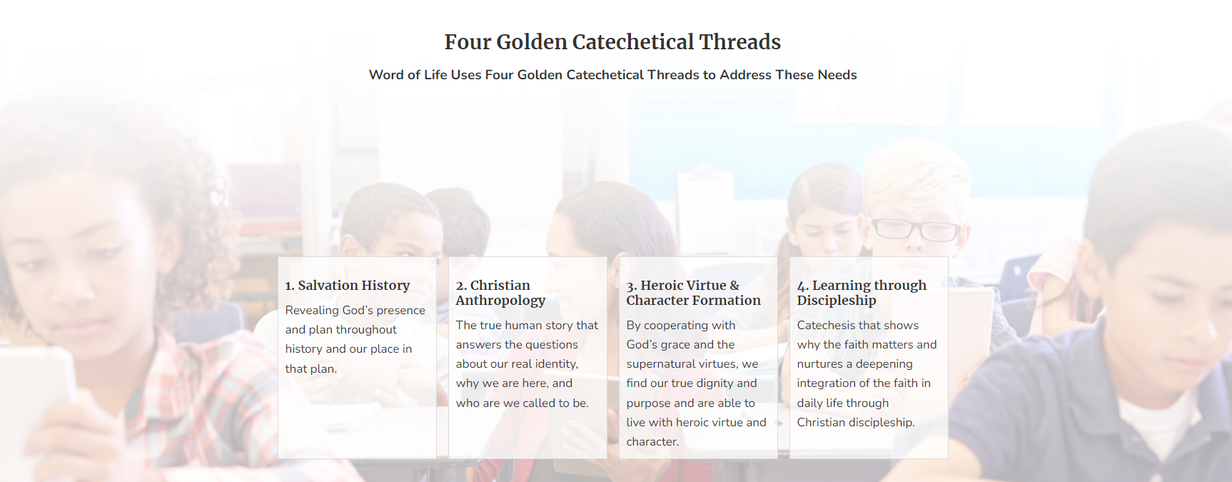 Student Faith Formation – St. Joseph Pewamo